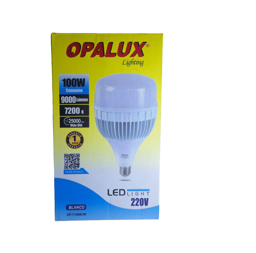 Opalux foco botella 100W blanco - TRINITY