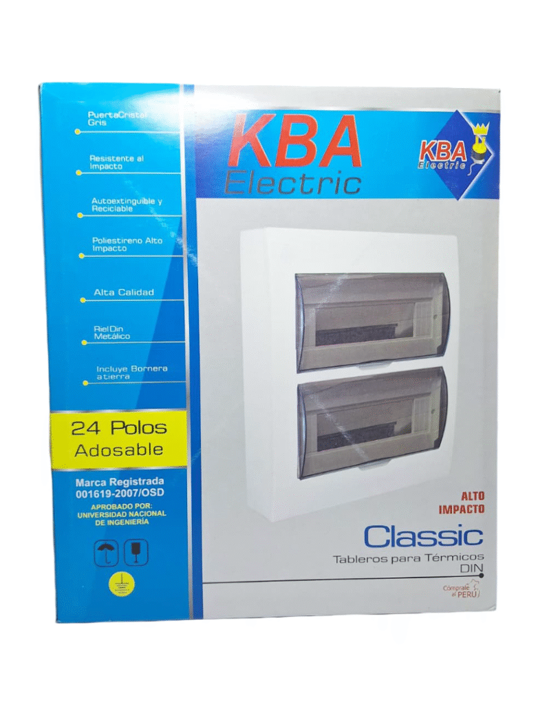 KBA Tablero para térmico 24 POLOS Adosable/Empotrable - TRINITY